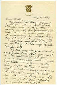 Letter from Robert E. Dillon to Henry Dillon and Mary Dillon - Digital ...