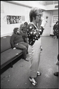 Elton John backstage and performing at the Boston Tea Party: Elton John ...