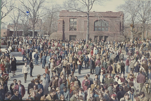 Springfield College students behind Marsh Memorial Building - Digital ...