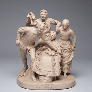 Rogers Group Sculpture - Frolic at the Old Homestead - Digital Commonwealth