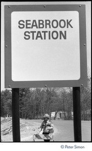 Sign for Seabrook Station, Seabrook Nuclear Power Plant - Digital ...