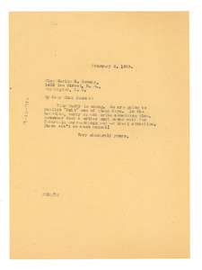 Letter from W. E. B. Du Bois to Marita Bonner - Digital Commonwealth