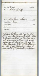 Tewksbury Almshouse Intake Record: Lahiff, Patrick - Digital Commonwealth