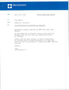 Memorandum from Judith A. Chilcote to Jim Bukata - Digital Commonwealth