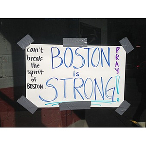 Digital Photo: "Can't break the spirit of Boston" poster - Digital ...