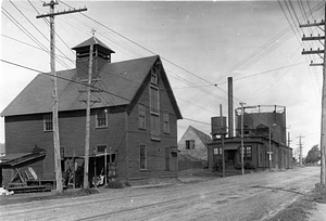 Gas house on North Avenue - Digital Commonwealth