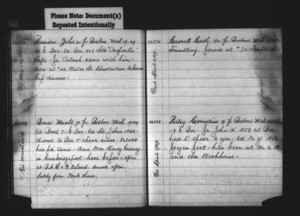 Tewksbury Almshouse Intake Record: Riley, Cornelius - Digital Commonwealth