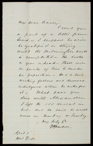 Colonel [George H.] Mendell to Thomas Lincoln Casey, April 1, 1874 ...