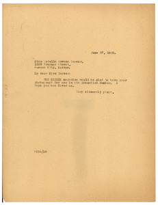 Letter from W. E. B. Du Bois to Zatella Rowena Turner - Digital ...