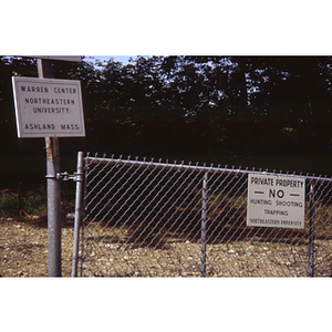 Warren Center Gate sign, 1966 - Digital Commonwealth