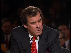 Debate 1988, President, 1st Des Moines Register Presidential Debate ...