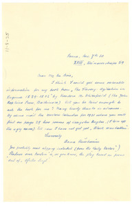 Letter from Anna Nussbaum to W. E. B. Du Bois - Digital Commonwealth