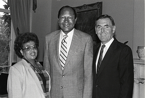 Mayor Raymond L. Flynn with Representative Doris Bunte and an ...