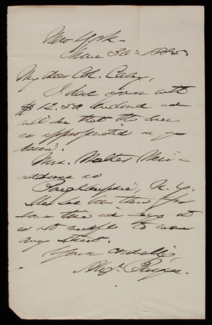 Bishop Burgess to Thomas Lincoln Casey, June 30, 1885 - Digital ...