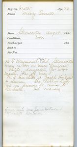 Tewksbury Almshouse Intake Record: Everett, Mary - Digital Commonwealth