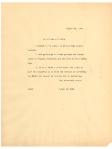 To William Patterson - Digital Commonwealth