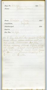 Tewksbury Almshouse Intake Record: Tevan, John - Digital Commonwealth