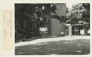 Massasoit Hall Facing North - Digital Commonwealth