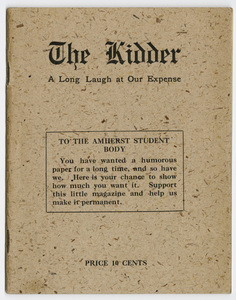 The kidder, 1912 April 13 - Digital Commonwealth