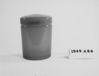 Glass Puff or Powder Jar - Digital Commonwealth