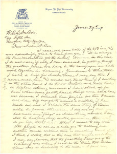 Letter from Sigma Pi Phi Fraternity to W. E. B. Du Bois - Digital ...