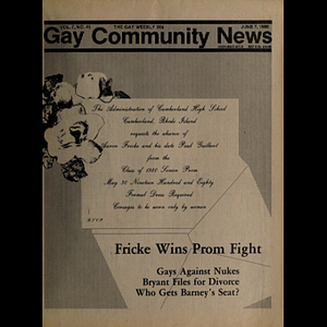 Gay community news : June 7, 1980. volume 7, number 45 - Digital ...