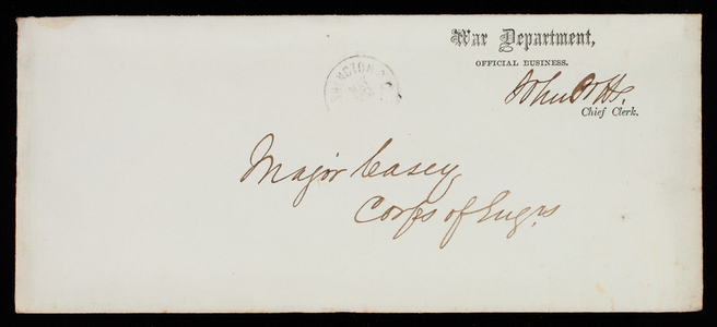 [James] R. Roche to Mr. Potts to Thomas Lincoln Casey, May 22, 1871 ...