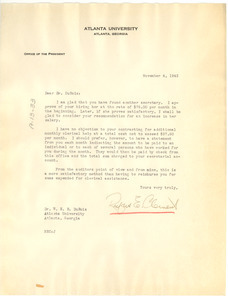 Letter from Rufus E. Clement to W. E. B. Du Bois - Digital Commonwealth