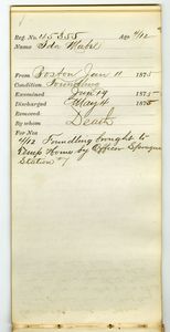 Tewksbury Almshouse Intake Record: Mabel, Ida - Digital Commonwealth