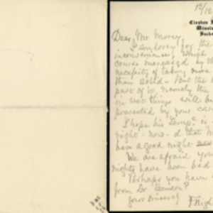 Letter from Florence Nightingale to Mr. Morey - Digital Commonwealth