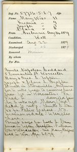 Tewksbury Almshouse Intake Record: Wiss, Joseph - Digital Commonwealth