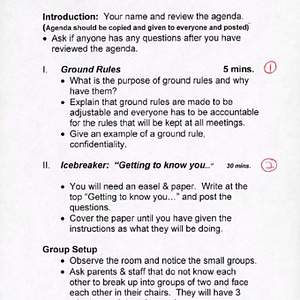 Community Partnerships, Inc., Devreaux parent meeting script - Digital ...