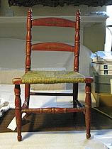 Child's Slat-Back Chair - Digital Commonwealth