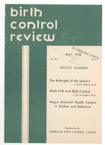 Birth control review vol. xxii, no. 8 - Digital Commonwealth
