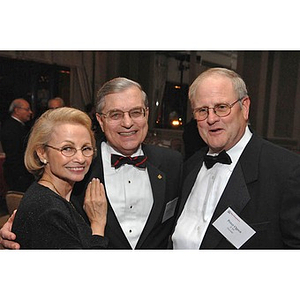 Peter Ogren, far right, and two guests attending a dinner in honor of ...