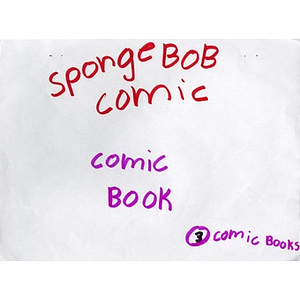 Homemade Spongebob comic drawn by child and mailed to the Boston ...