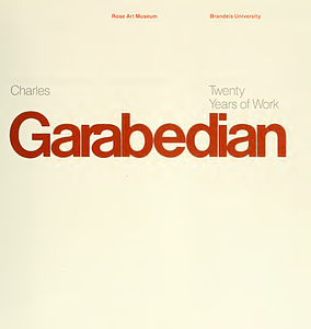 Charles Garabedian : twenty years of work - Digital Commonwealth