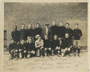 Springfield College Men's Soccer Team Photo 1921-1922 - Digital ...