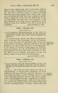 1799 Chap. 0086 An Act Exempting Muscongus River, In The Town Of ...