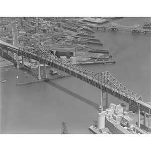 Mystic River (Tobin) Bridge from Charlestown, Waterfront, Chelsea, MA ...