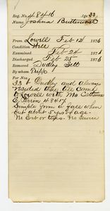 Tewksbury Almshouse Intake Record: Butterworth, Joshua - Digital ...