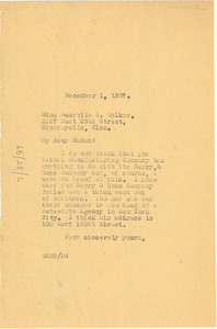 Letter from W. E. B. Du Bois to Lucretia A. Walker - Digital Commonwealth