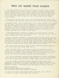 Speak out against police injustice - Digital Commonwealth