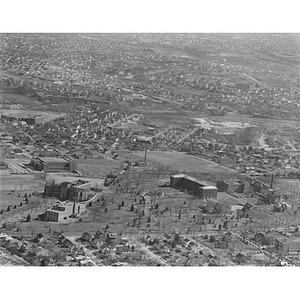 Providence College, campus buildings and area view, Providence, RI ...