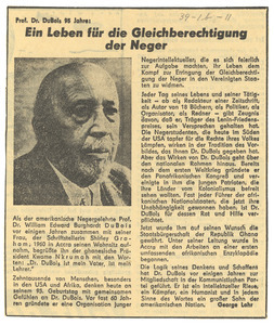 Ein leben für die gleichberechtigung der neger - Digital Commonwealth