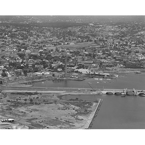 Dorchester, Freeport Street area, boat yard, power plant, Boston, MA ...