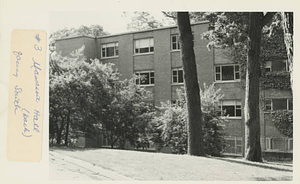 The back of Massasoit Hall - Digital Commonwealth