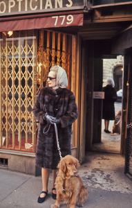 Dorothy Pirozzi with her guide dog - Digital Commonwealth
