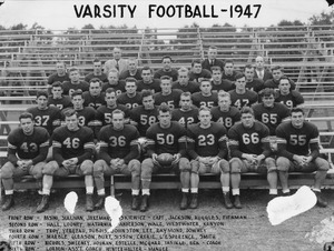 Football Team 1947 - Digital Commonwealth