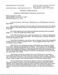 News release on Dr. Mimi Murray - Digital Commonwealth
